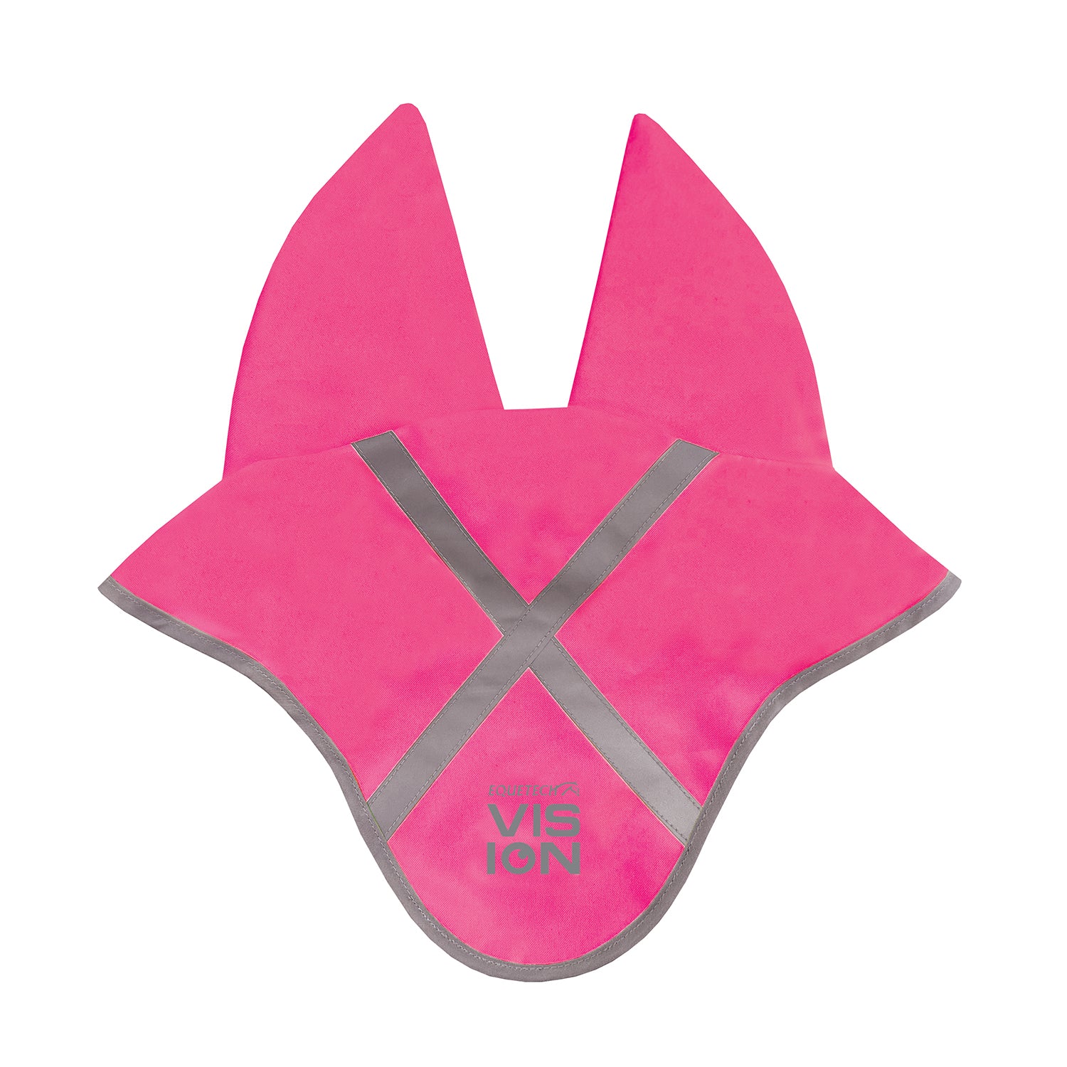 Hi-Vis Vision Acoustic Soundless Horse Ear Bonnet - Equetech